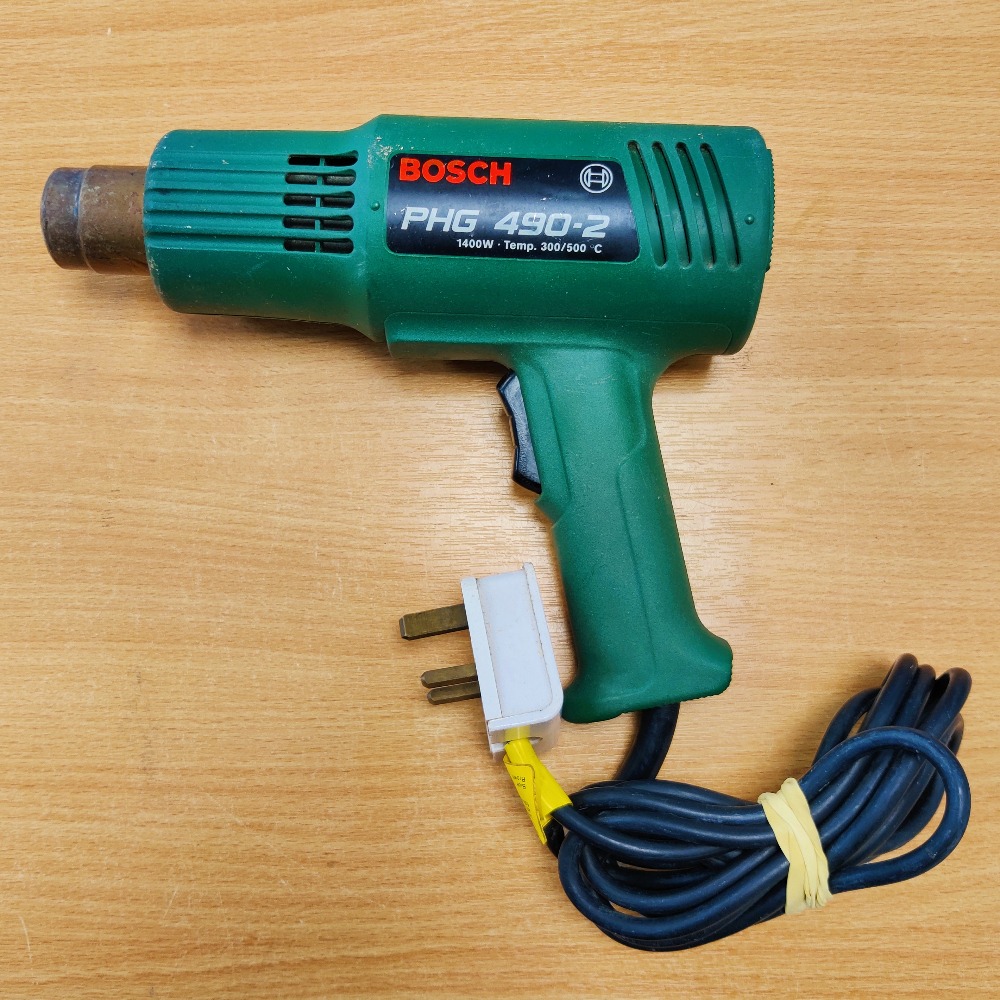 Pre-owned Bosch PHG 490-2 hot air heat gun paint stripper 1400W 300 ...